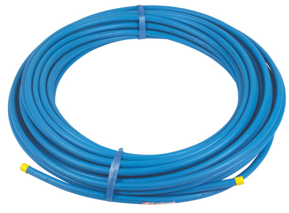 MDPE Pipe Blue 20mm x 50m - Screwfix