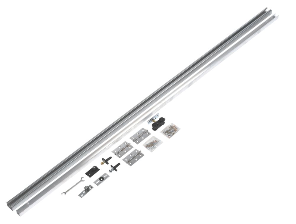 Henderson Husky 40 HF40/15 2-Door Folding Track System Silver 1538mm ...