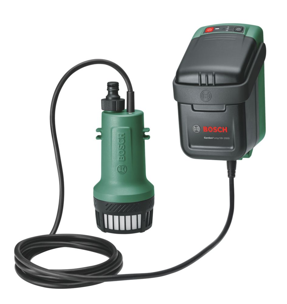 Bosch GardenPump 18-2000 18V 1 x 2.5Ah Li-Ion Power for All Battery ...