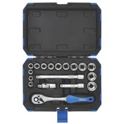 Draper 3/8" Drive Metric Socket Set 18 Pieces - Screwfix