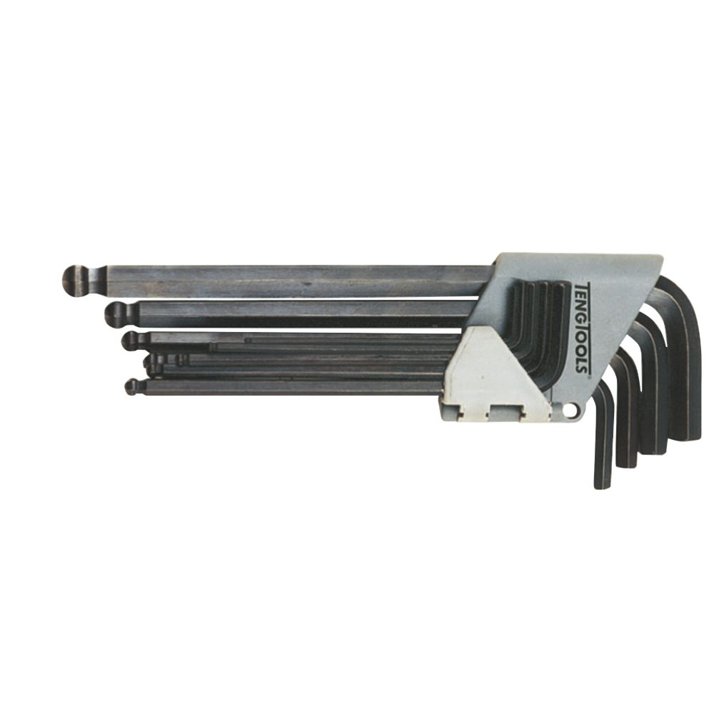 Teng Tools Imperial AF Ball-End Hex Key Set 9 Pieces | Hex Keys ...