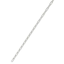 Essentials Side-Welded Zinc-Plated Short Link Chain 3mm x 2.5m - Screwfix