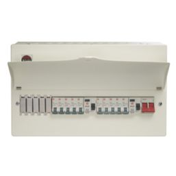 Wylex 21-Module 10-Way Populated Dual RCD Consumer Unit - Screwfix