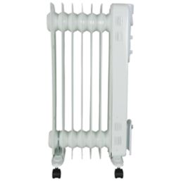 CYBL20-7 Freestanding 7-Fin Oil-Filled Radiator 1500W - Screwfix