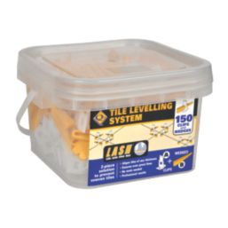 Vitrex Tile Levelling System Trade Pack 300 Piece Set - Screwfix