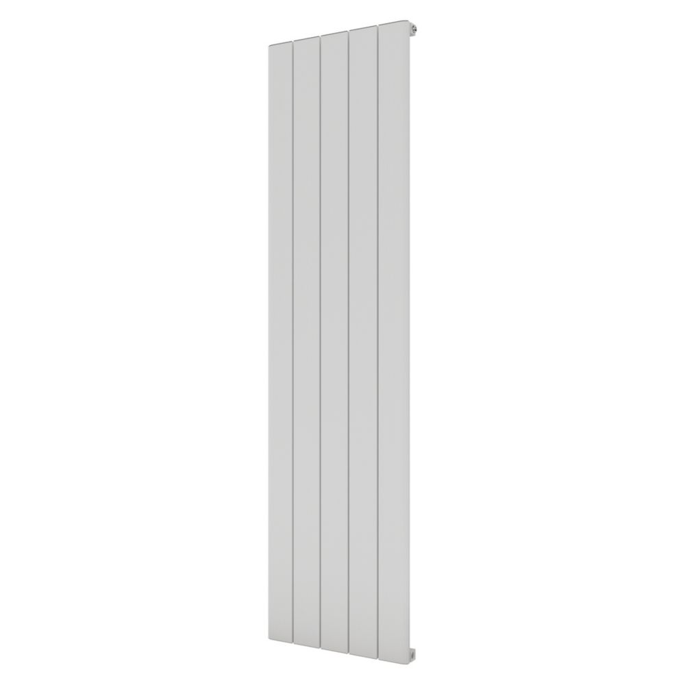 Azur Horizon 1800mm x 470mm 3511BTU White Vertical Aluminium Radiator ...