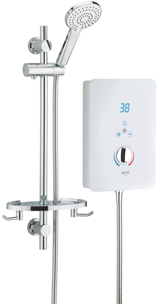 Bristan Bliss White 8.5kW Electric Shower | Showers | Screwfix.com