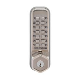 Codelocks Fire Rated Push-Button Lock with Mortice Latch 52mm - Screwfix