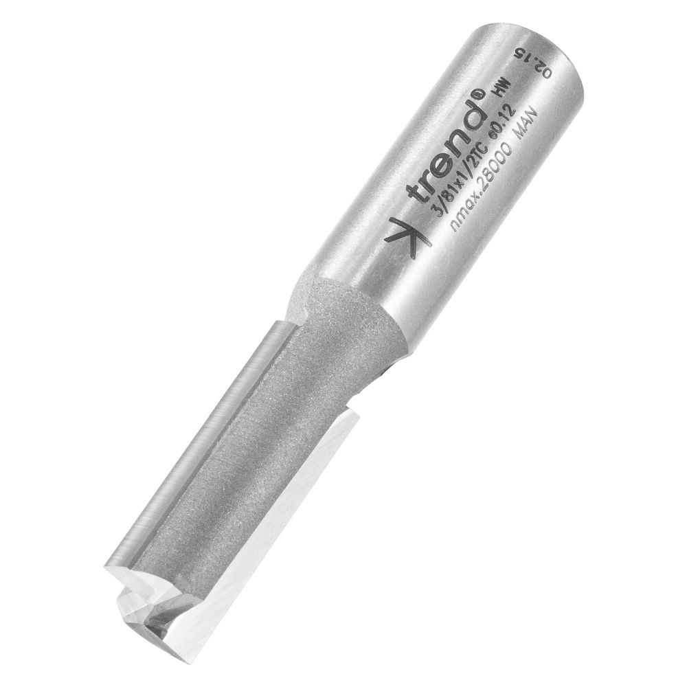 Trend 3/81X1/2TC 1/2" Straight Router Cutter 12.7mm x 32mm - Screwfix