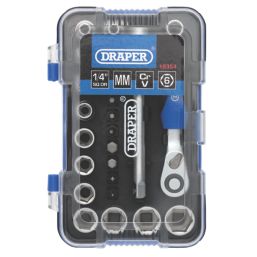 Draper Mixed Drive Metric Socket Set 25 Pack - Screwfix