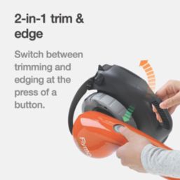 Flymo EasiTrim 250 18V 1 x 2.0Ah Li-Ion Power for All Cordless Battery ...