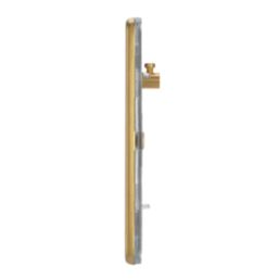 Contactum Lyric 2-Module Modular Faceplate Brushed Brass - Screwfix