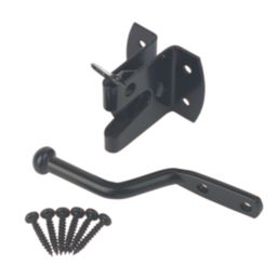 GateMate Gate Catch Black 120mm - Screwfix