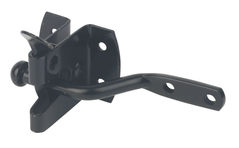 GateMate Gate Catch Black 120mm - Screwfix