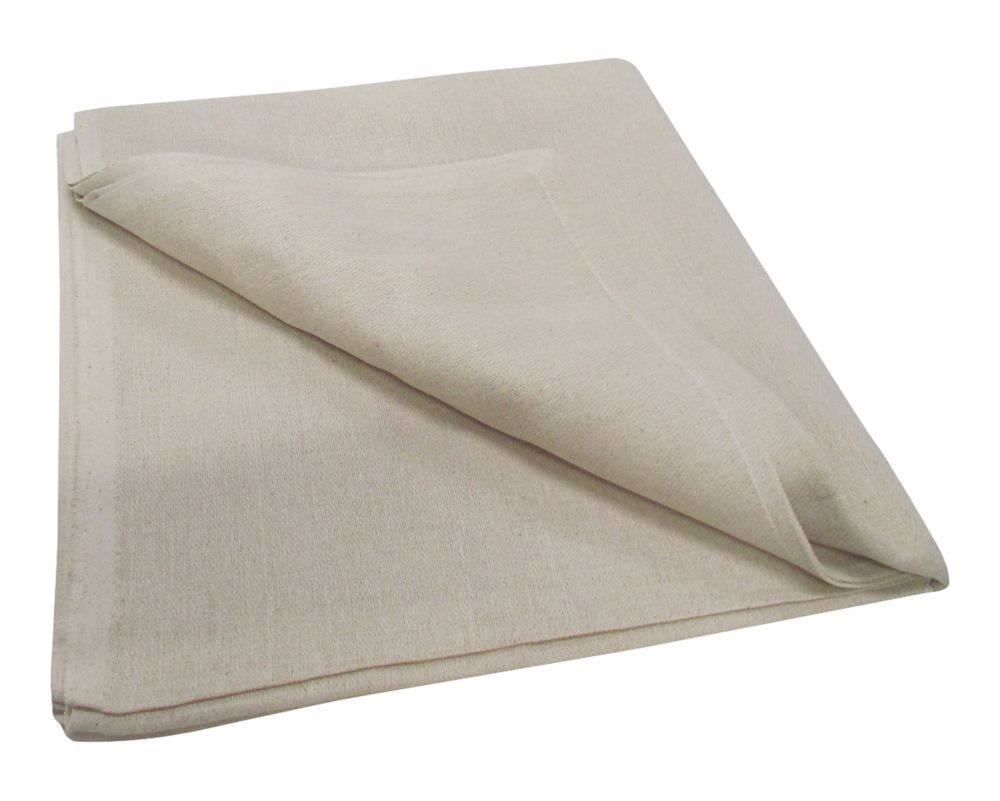 Cotton Twill Dust Sheet 12' x 9' - Screwfix