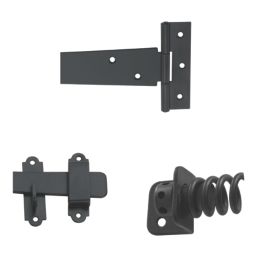 Smith & Locke Gate Latch Kit Black - Screwfix