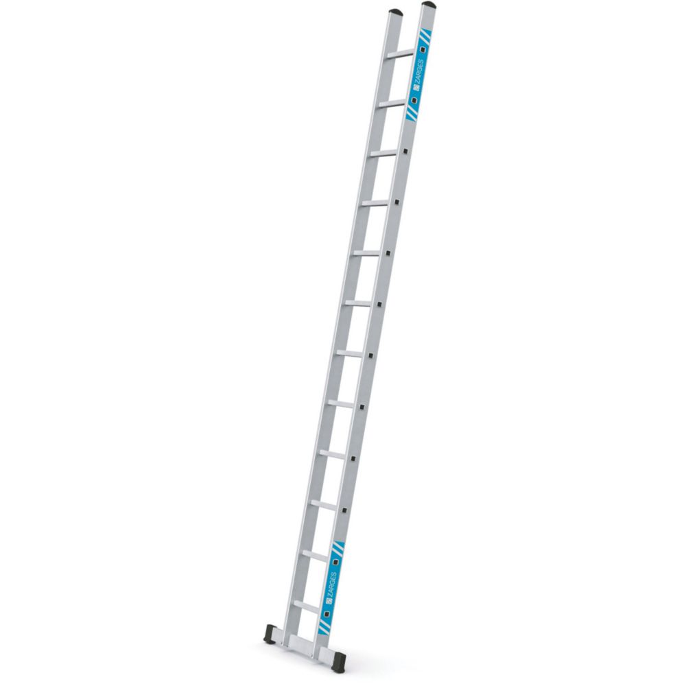 Zarges Aluminium 3.61m 12 Rung Single Section Ladder - Screwfix