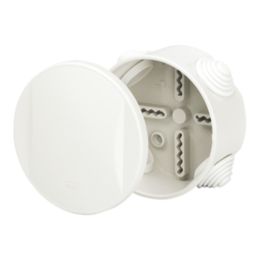 Vimark 4-Entry Round Junction Box with Knockouts 83mm x 51mm x 83mm ...