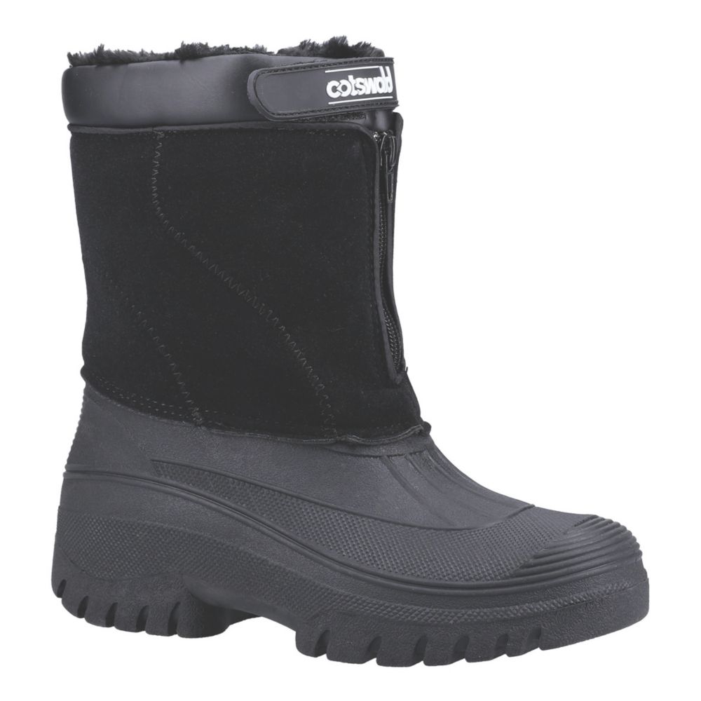 Cotswold Venture Size 6 Womens Black Non Safety Wellies - Screwfix