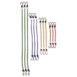 Pearl Consumables Assorted Luggage Straps 12 Pieces - Screwfix