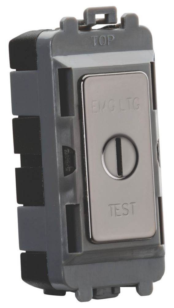 Knightsbridge 20AX Grid SP Emergency Lighting Test Key Switch Black ...