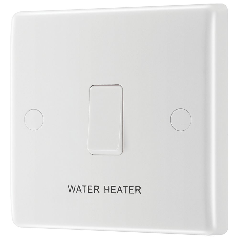 British General 800 Series 20A 1-Gang DP 'Water Heater' Printed Switch ...