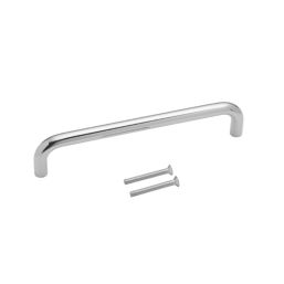 Eurospec Fire Rated D Pull Handle Polished Stainless Steel 19mm x 319mm ...