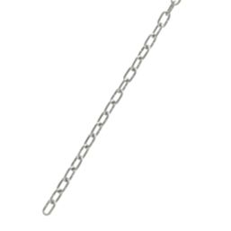 Essentials Side-Welded Zinc-Plated Short Link Chain 4mm x 10m - Screwfix