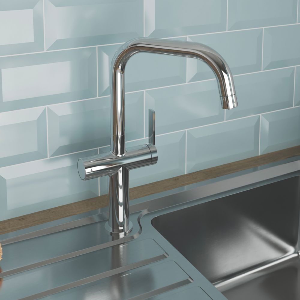 Mendip 3-Way Deck-Mounted Filter Tap Chrome | Filter Taps | Screwfix.com