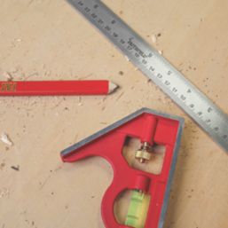 Faithfull Combination Square 6" (150mm) - Screwfix