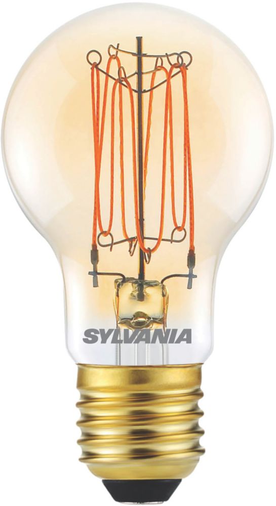Sylvania TOLEDO VINTAGE E27 GLS LED Light Bulb 550lm 7W - Screwfix