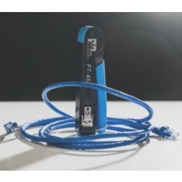 Ideal RJ45 FT-45 Feed-Thru Crimp Tool 5 1/2" (140mm) - Screwfix
