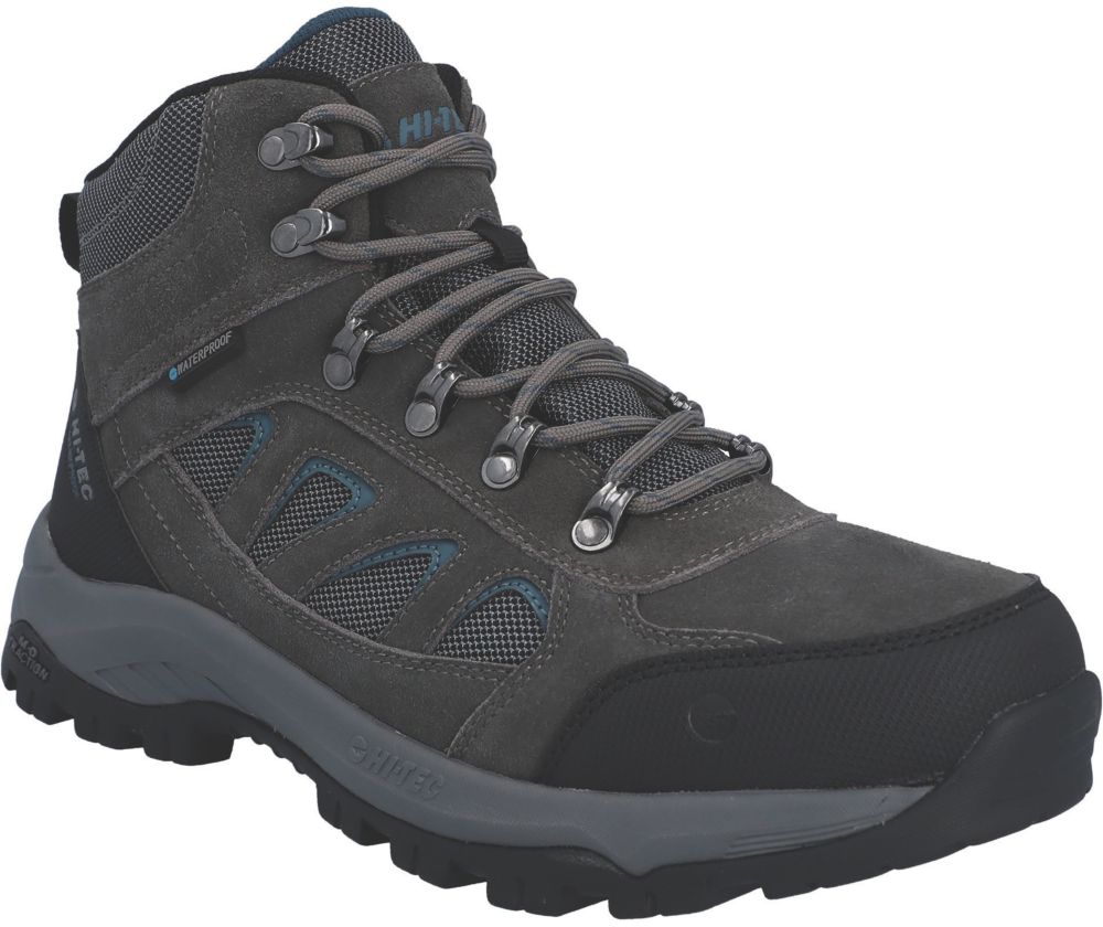 Hi-Tec Size 12 Grey Waterproof Non Safety Work Boots - Screwfix