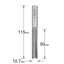 Trend 3/85X1/2TC 1/2" Straight Router Cutter 12.7mm x 63mm - Screwfix