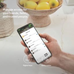 Yale Linus L2 Key Smart Door Lock Black - Screwfix