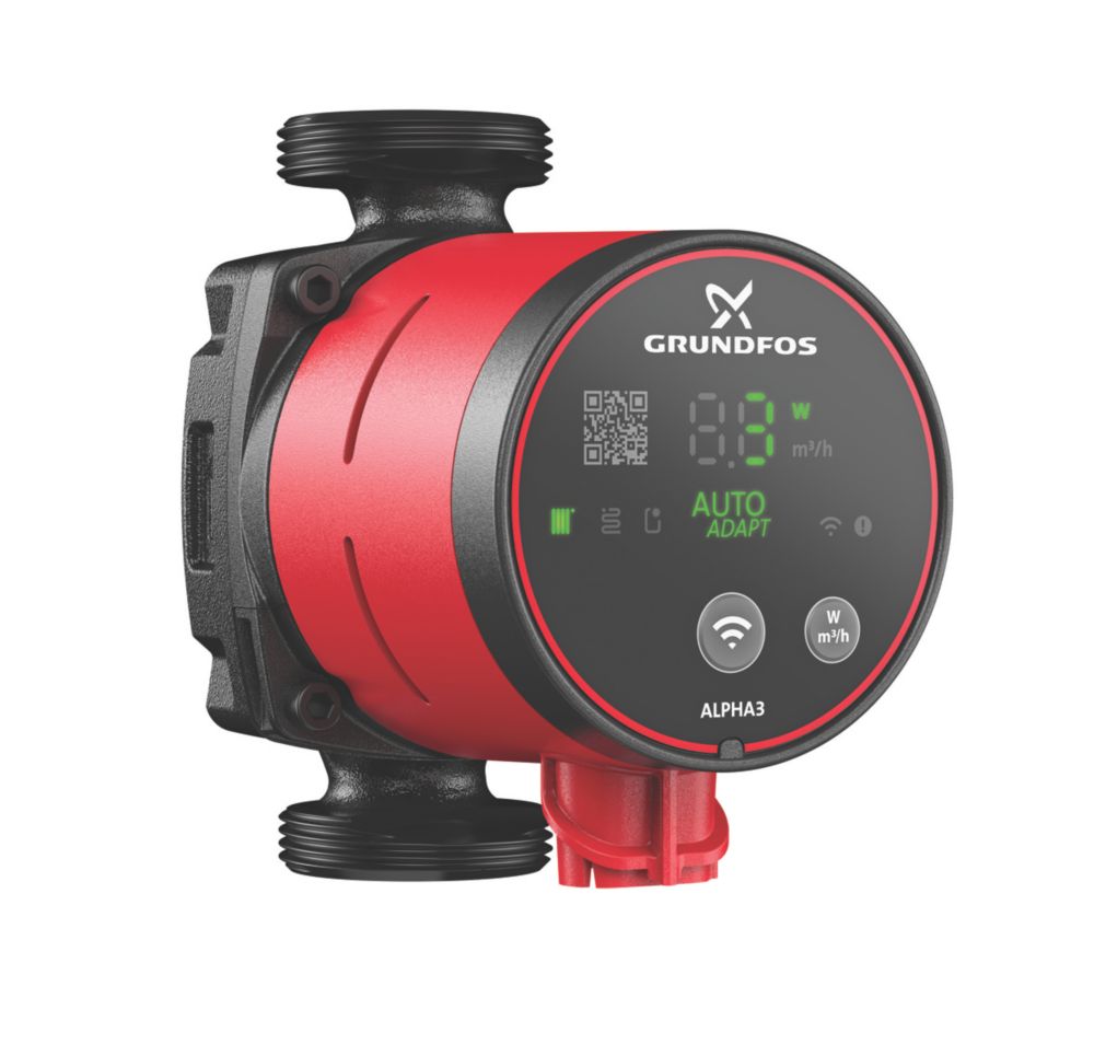 Grundfos Alpha3 Smart Heating Pump 230V - Screwfix