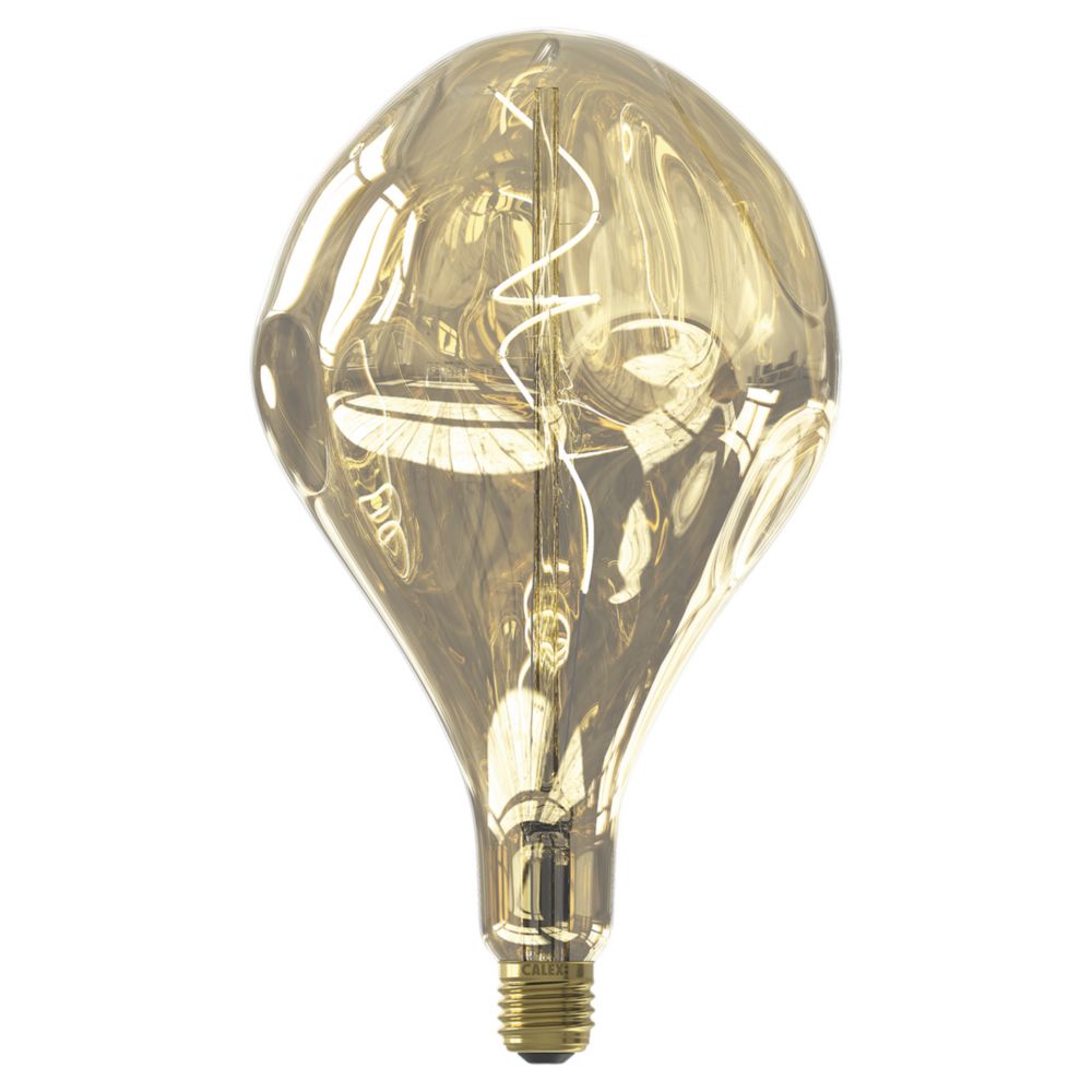 Calex XXL EVO Champagne E27 Decorative LED Light Bulb 100lm 6W - Screwfix