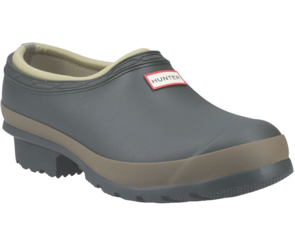 Hunter Gardener Size 11 Green Waterproof Slip-On Non Safety Work Clogs ...