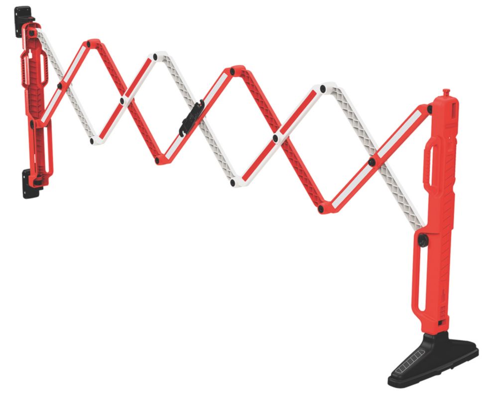 EasyExpand Extendable Barrier Red/White 44cm - Screwfix