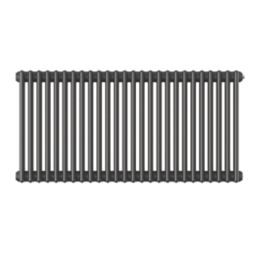 Acova 600mm x 1042mm 4571BTU Anthracite Horizontal 3 Column Radiator ...