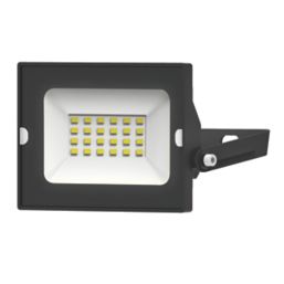 4lite Outdoor LED Floodlight Black 20W 1700lm - Screwfix