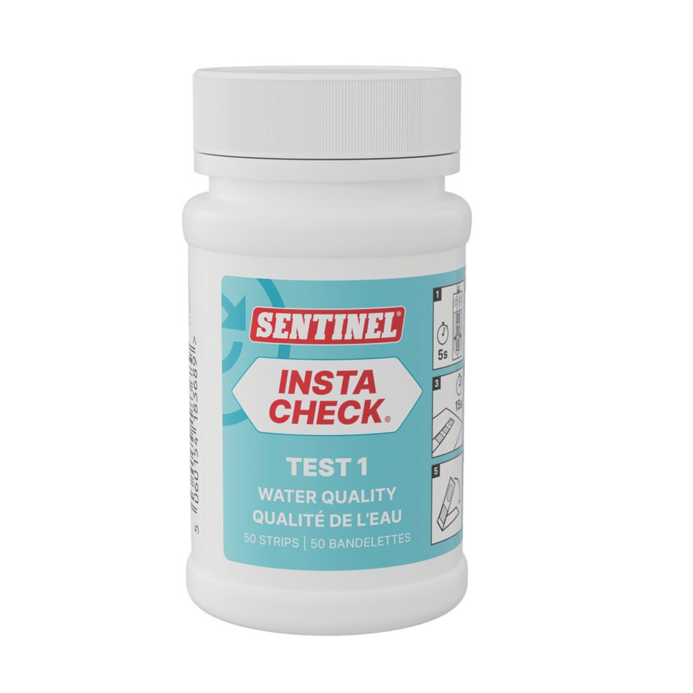 Sentinel InstaCheck Water Quality Test Refill 50 Pack - Screwfix