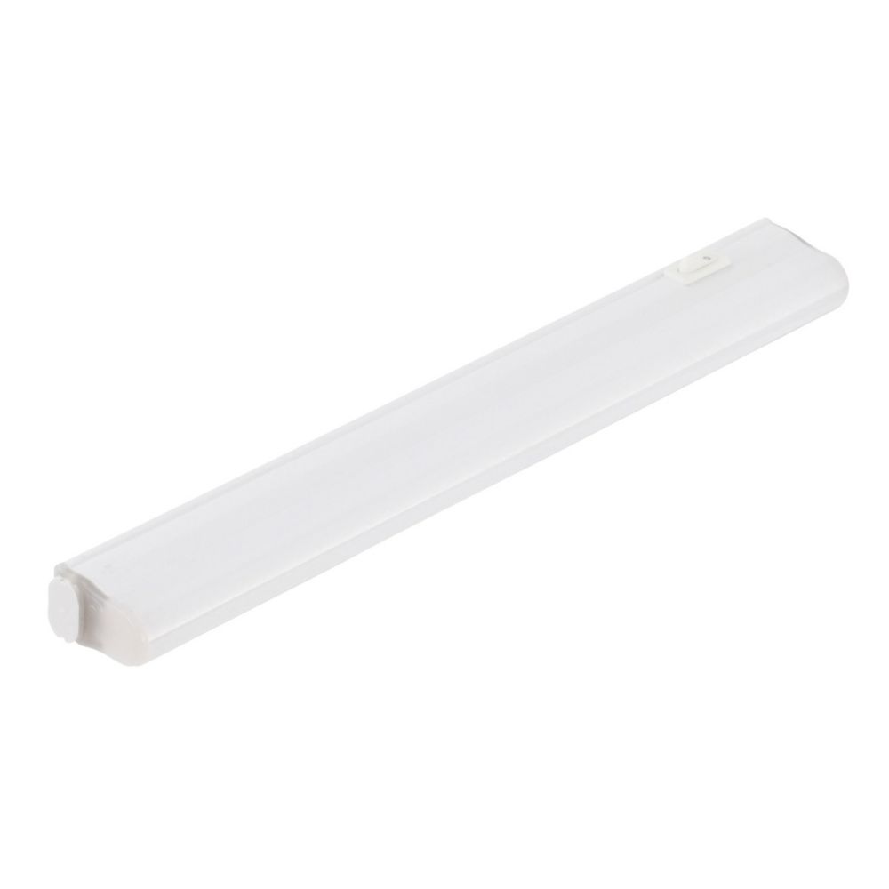 Saxby Sleek Linear LED Strip Gloss White 5W 500lm - Screwfix