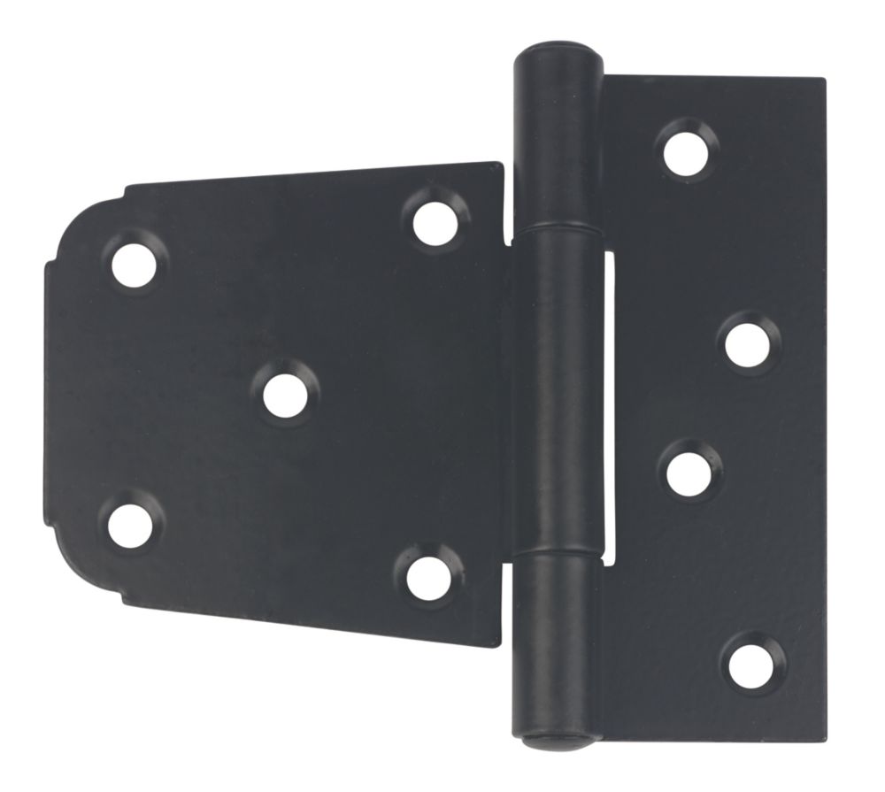 GateMate Black Straight Heavy Duty Offset Hinges 114mm x 3 1/2" x 89mm ...