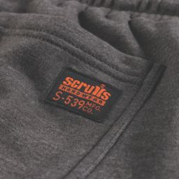 Scruffs Jogger Shorts Charcoal Marl Medium 29-38" W - Screwfix