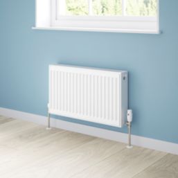 Flomasta 400mm x 700mm 2909BTU White Type 22 Convector Radiator - Screwfix