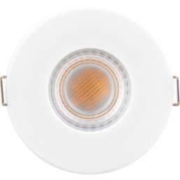 Luceco FType Essence Flat Fixed Fire Rated LED Downlight White 5W 550lm ...