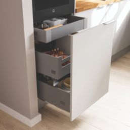 Essentials Soto Internal Deep Drawer Front Matt Grey 600mm - Screwfix