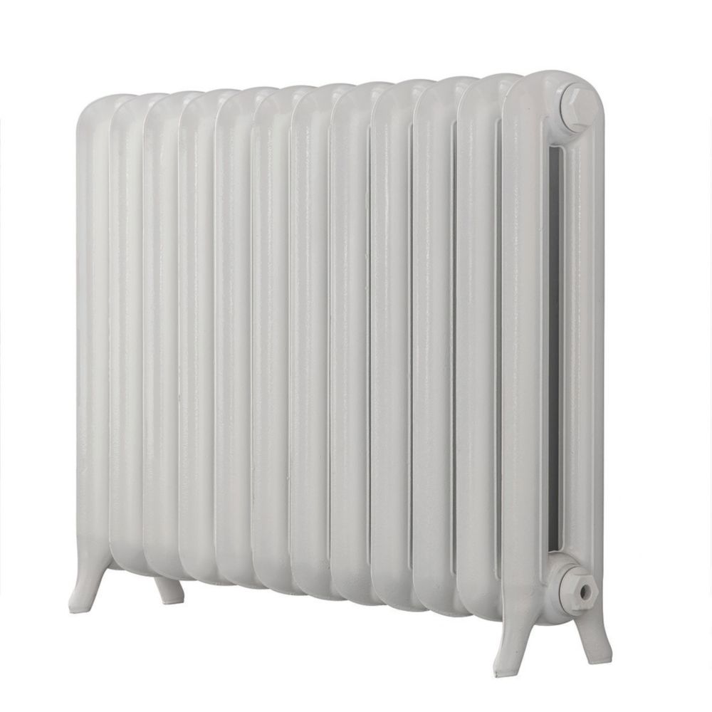Arroll 748mm x 946mm 4536BTU White Cast Iron 2 Column Radiator - Screwfix
