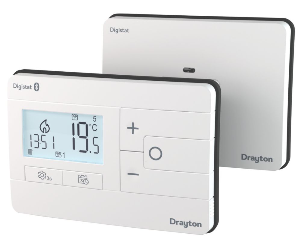 Drayton Digistat 1-Channel Wireless Universal Thermostat with Optional ...